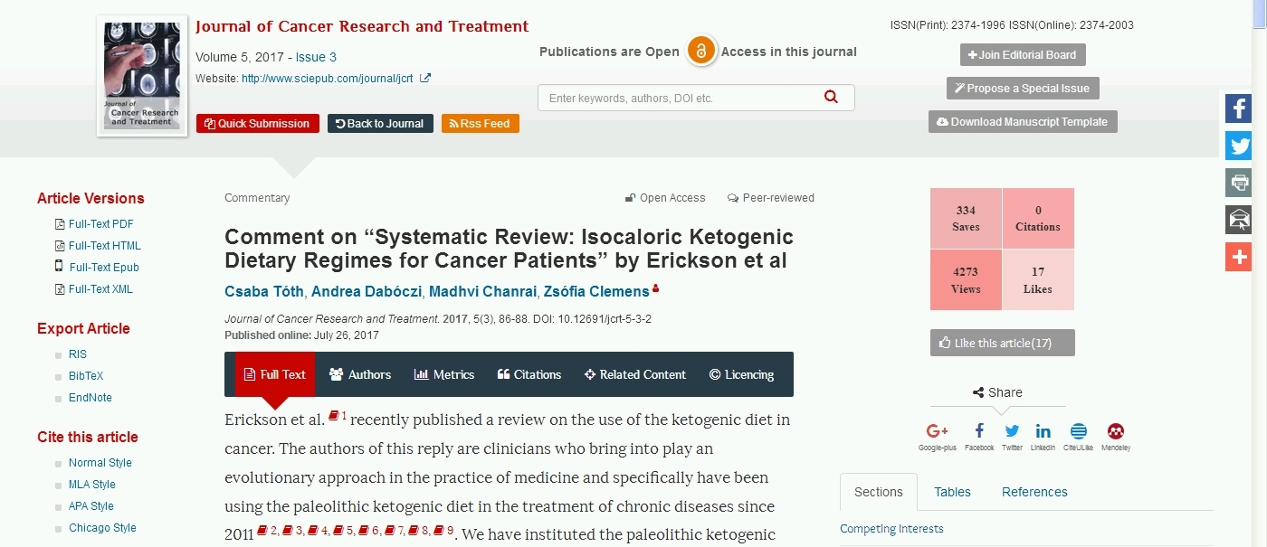 Paleo-ketogén étrend vagy klasszikus ketogén étrend: daganatos ...
